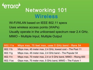 Networking 101 english | PPT | Internet | Computing