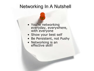Networking 101 Slideshare | PPT