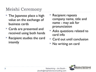 Networking 2 jim booth | PPT