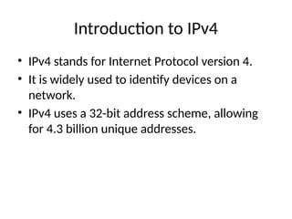 computer networking basics for higher studies | PPTX
