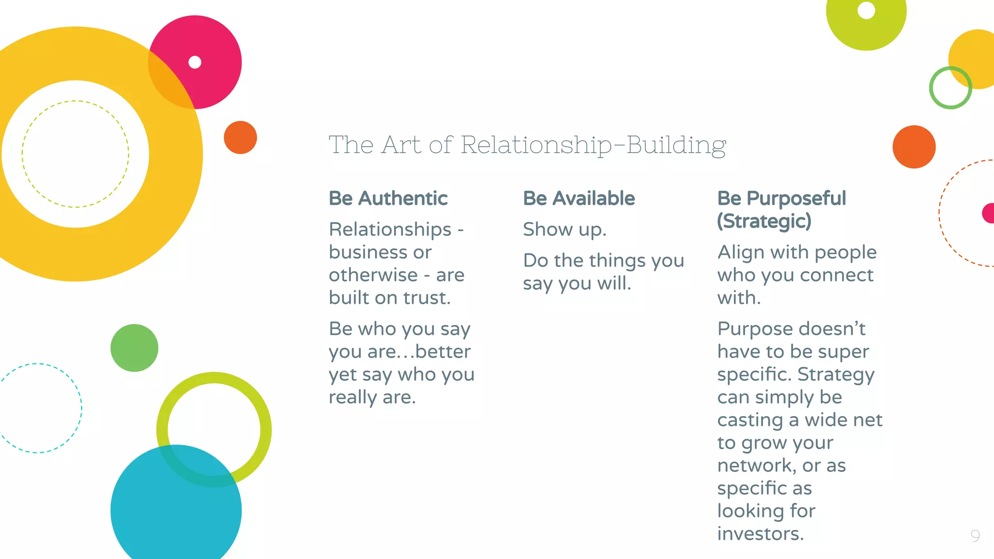 Networking Relationship Building And Community Ppt