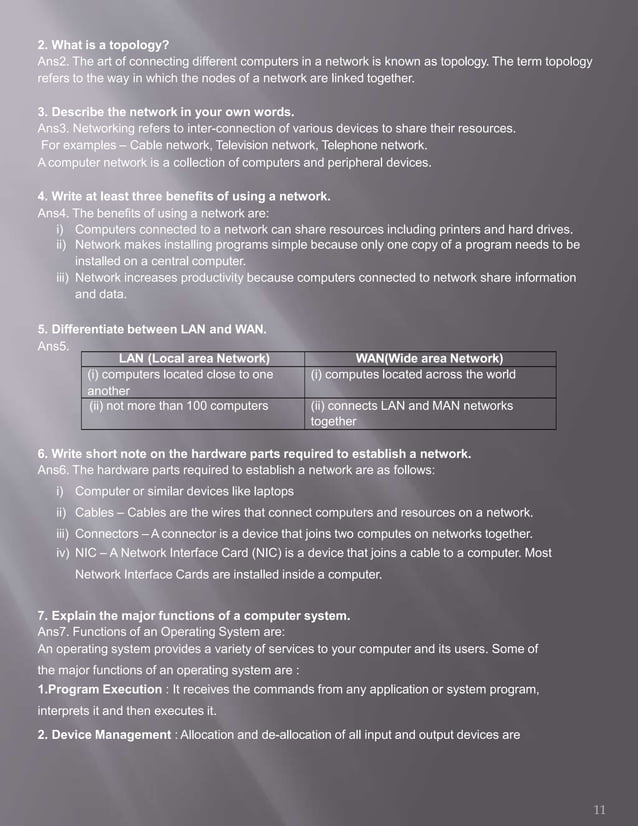 Concept of Networking and Operating System. | PDF