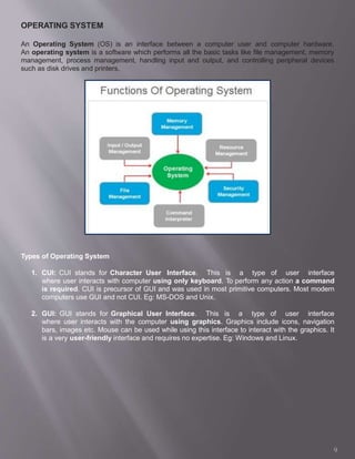 Concept of Networking and Operating System. | PDF
