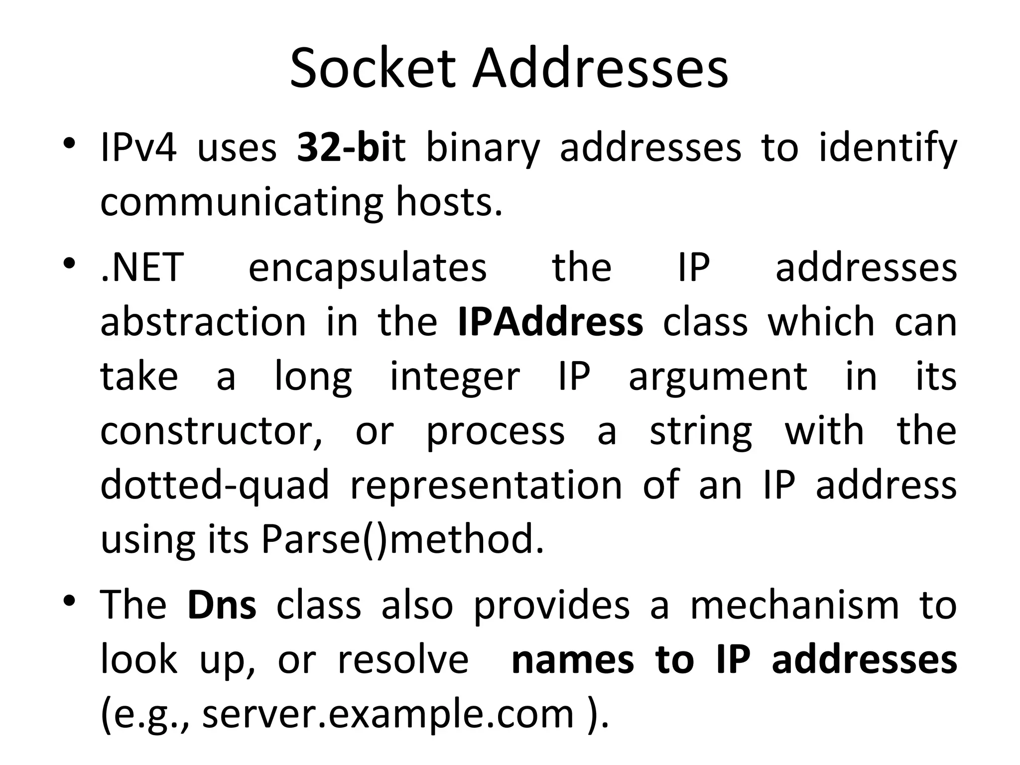 Networking and socket | PPT