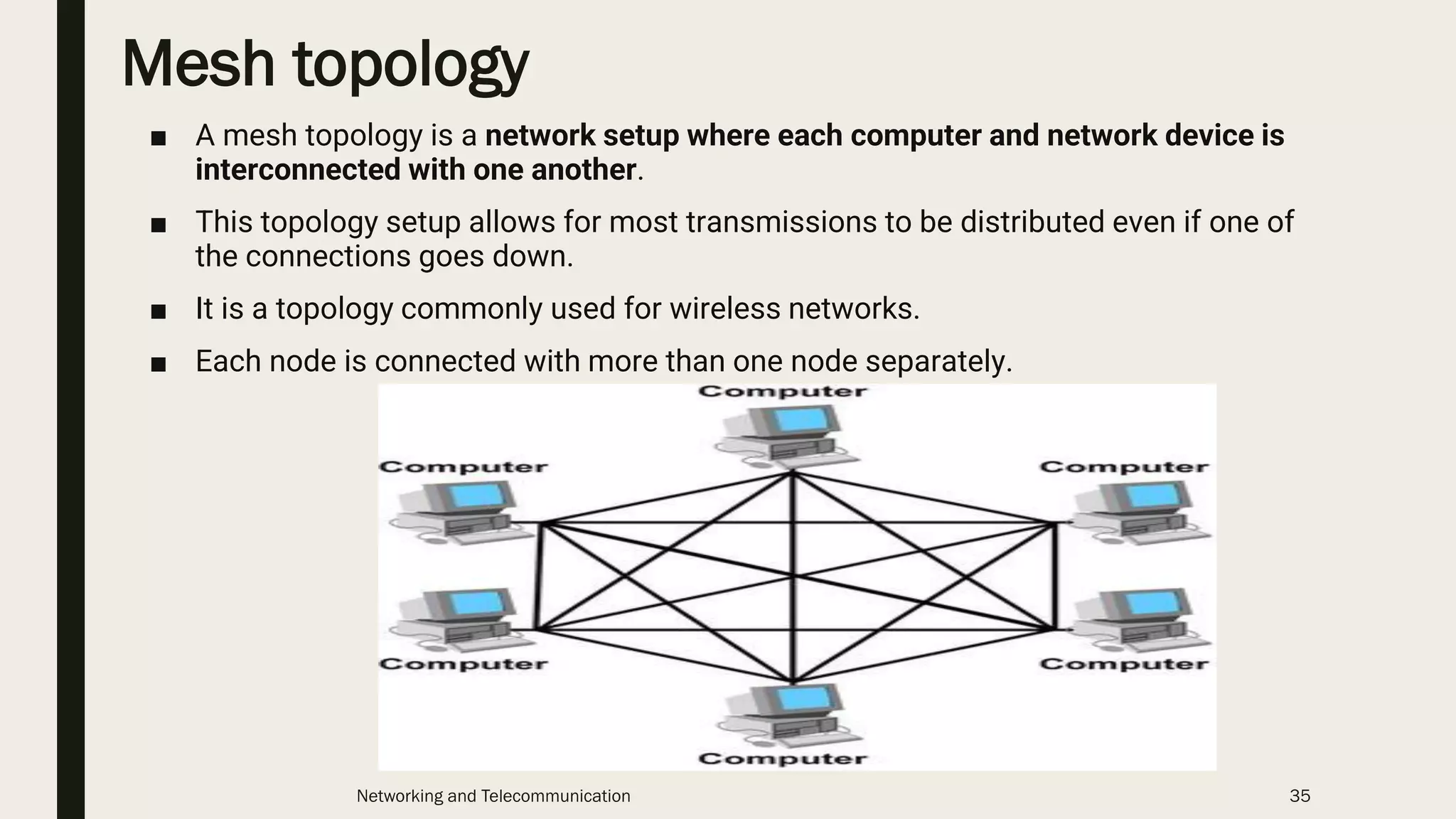 Networking and telecommunication | PDF