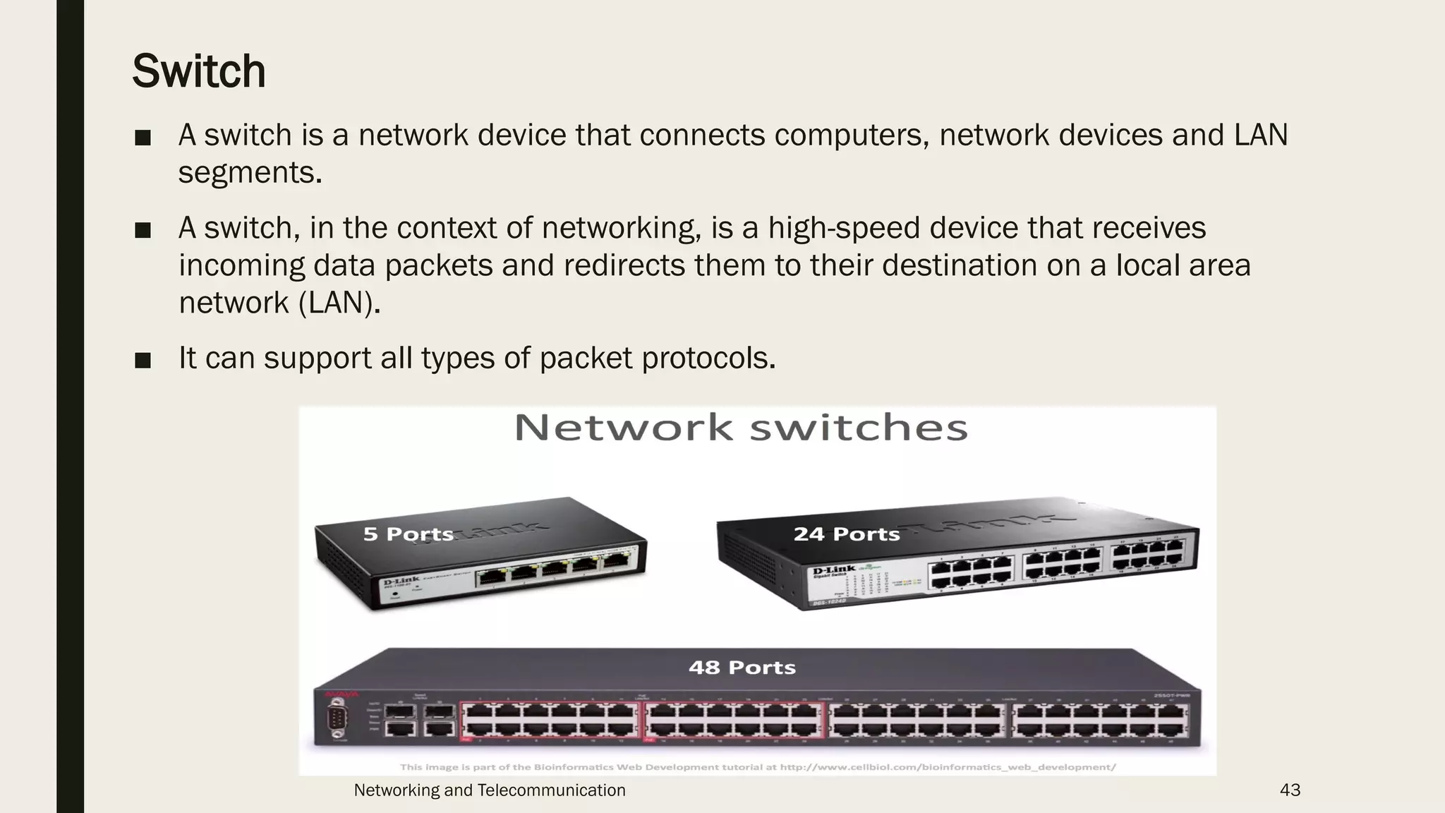 Networking and telecommunication | PDF
