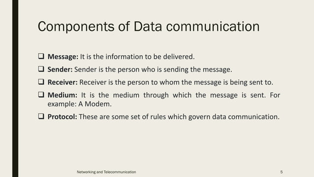 Networking and telecommunication | PDF