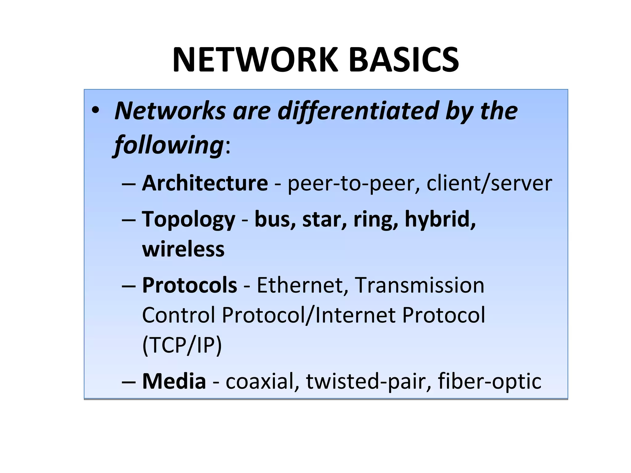 Networking And Telecommunications | PPT