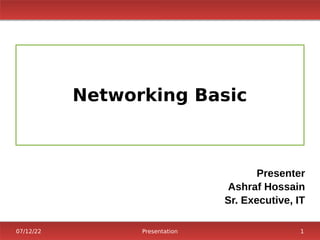 Networking Basic.pdf | Computer Networking | Computing