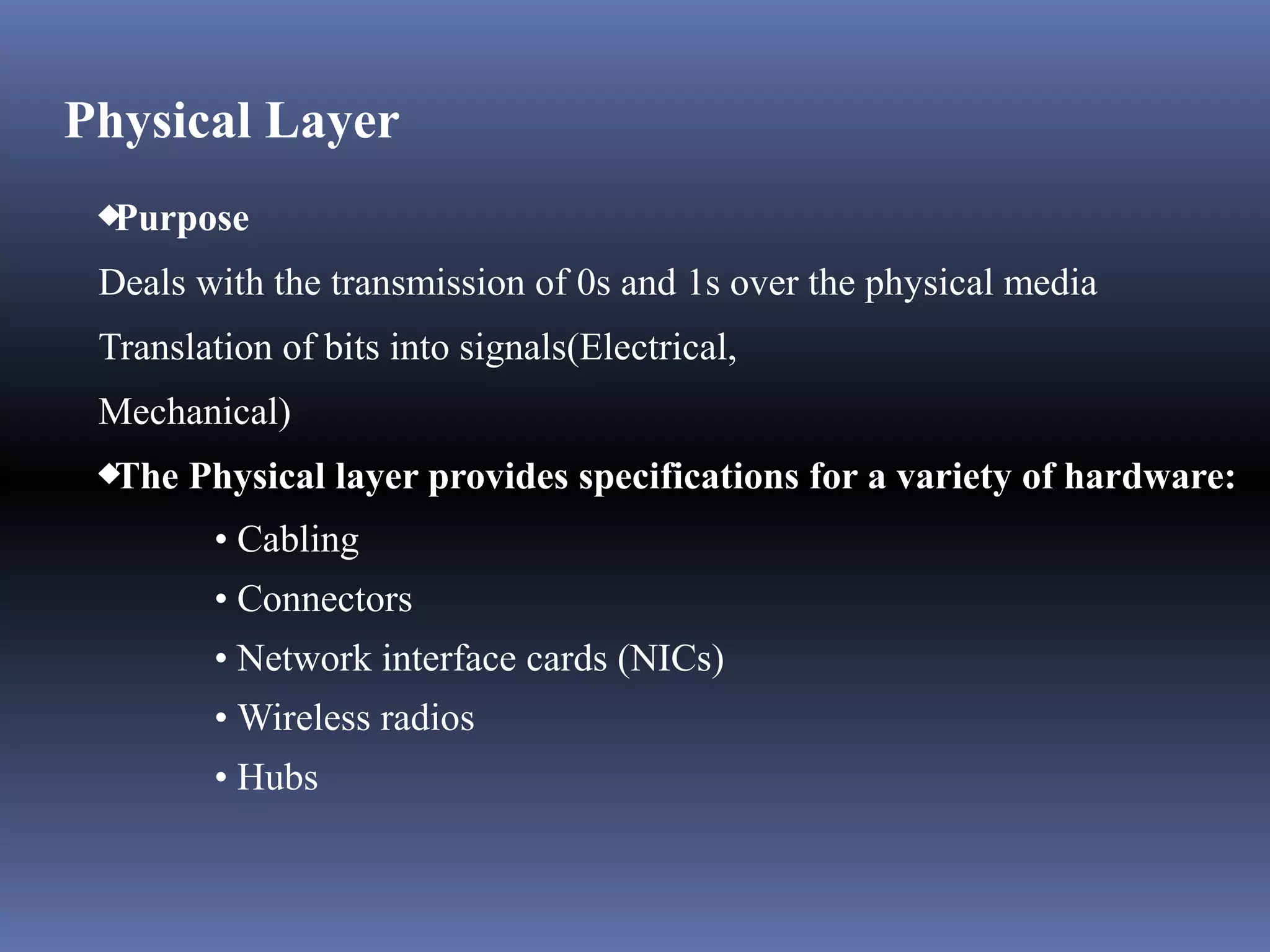 Networking- OSI Layer Protocol Functions | ODP | Computer Peripherals | Computing