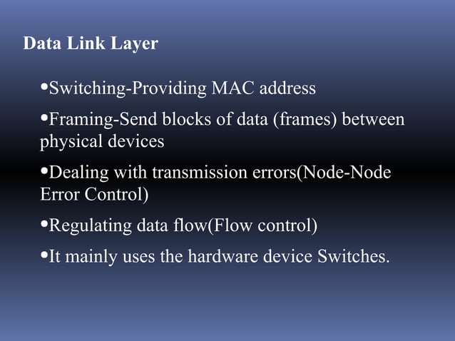 Networking- OSI Layer Protocol Functions | ODP | Computer Peripherals | Computing
