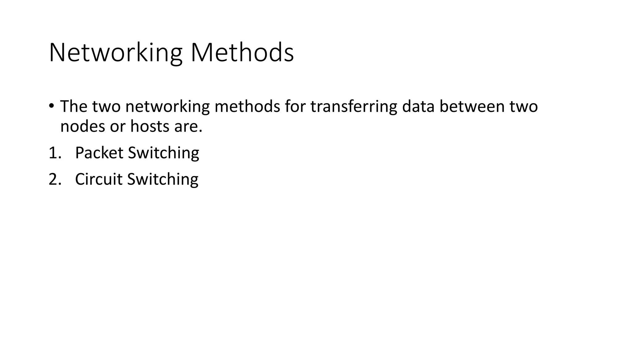 Networking basics | PPTX