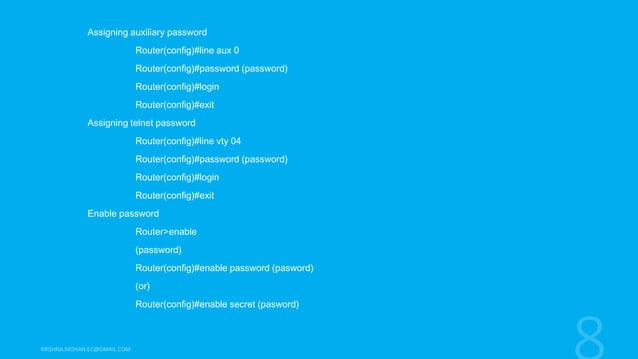 Networking basics and basic cisco commands | PPTX | Computer Networking | Computing