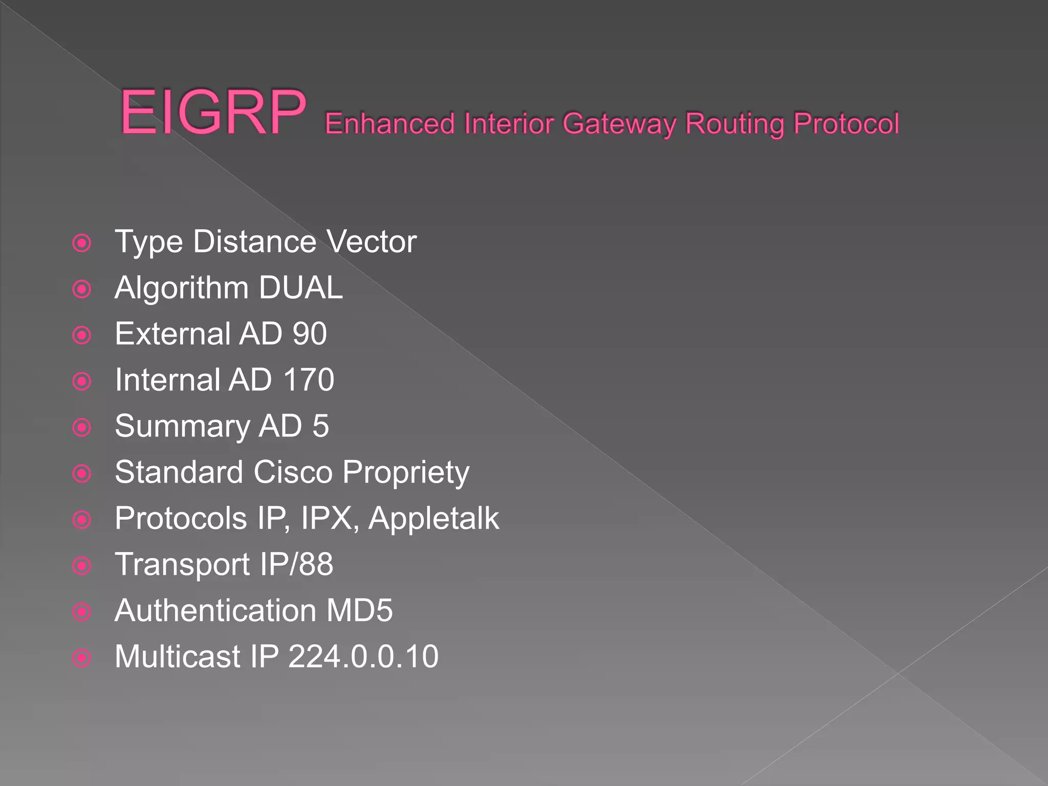 Networking Basics Eigrp Pptx Computer Networking Computing