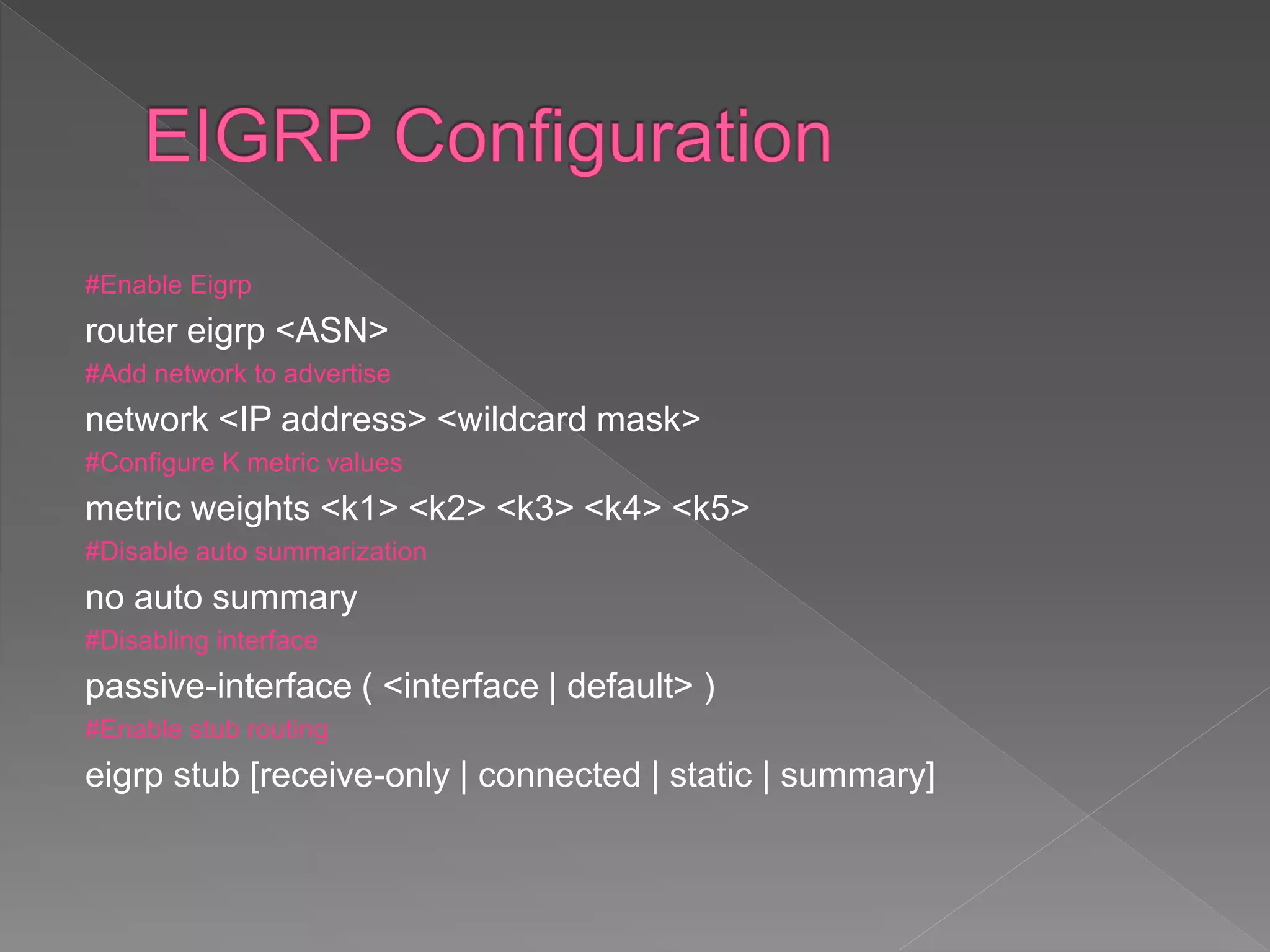 Networking Basics Eigrp Pptx Computer Networking Computing