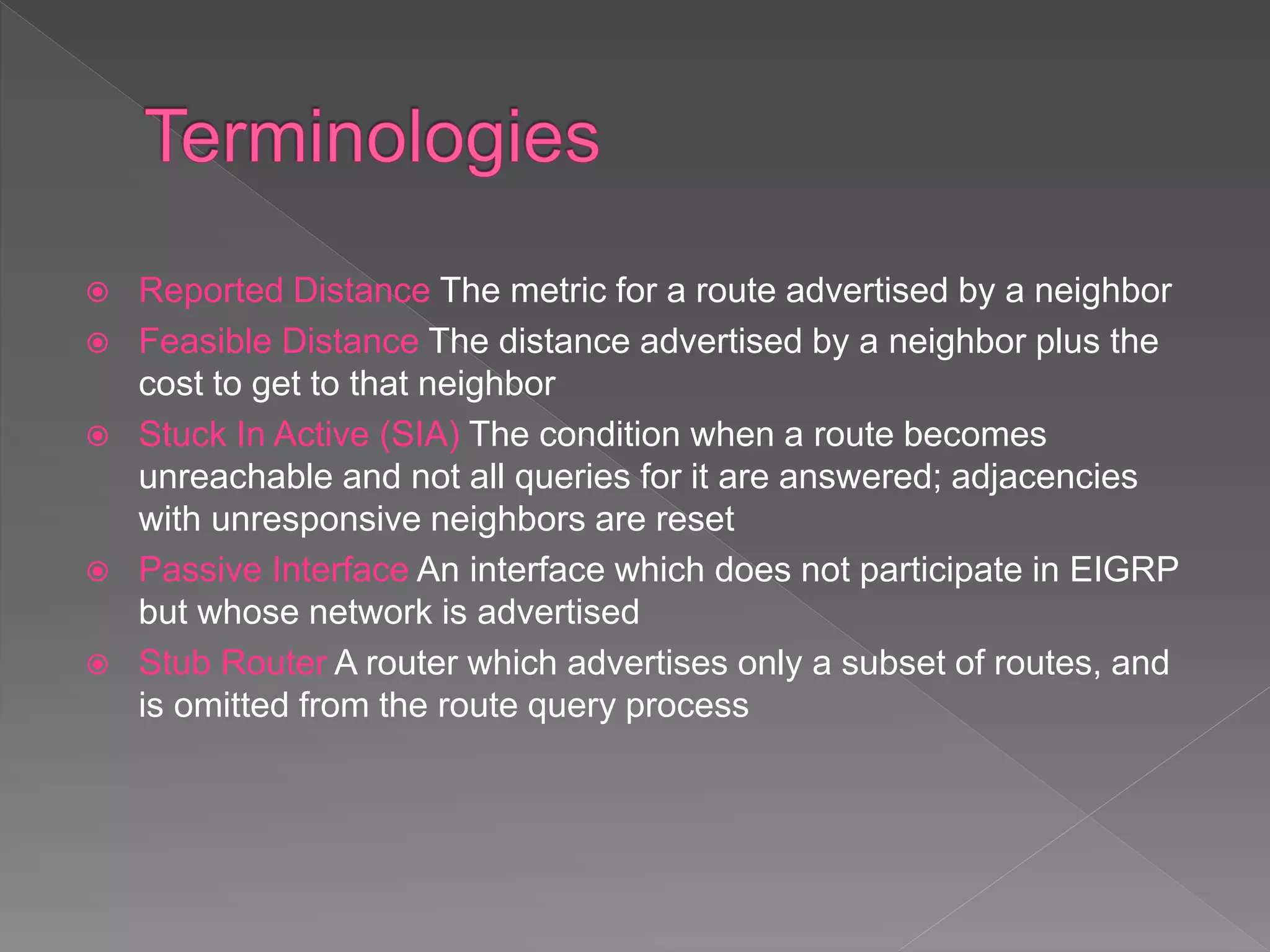 Networking basics EIGRP | PPT