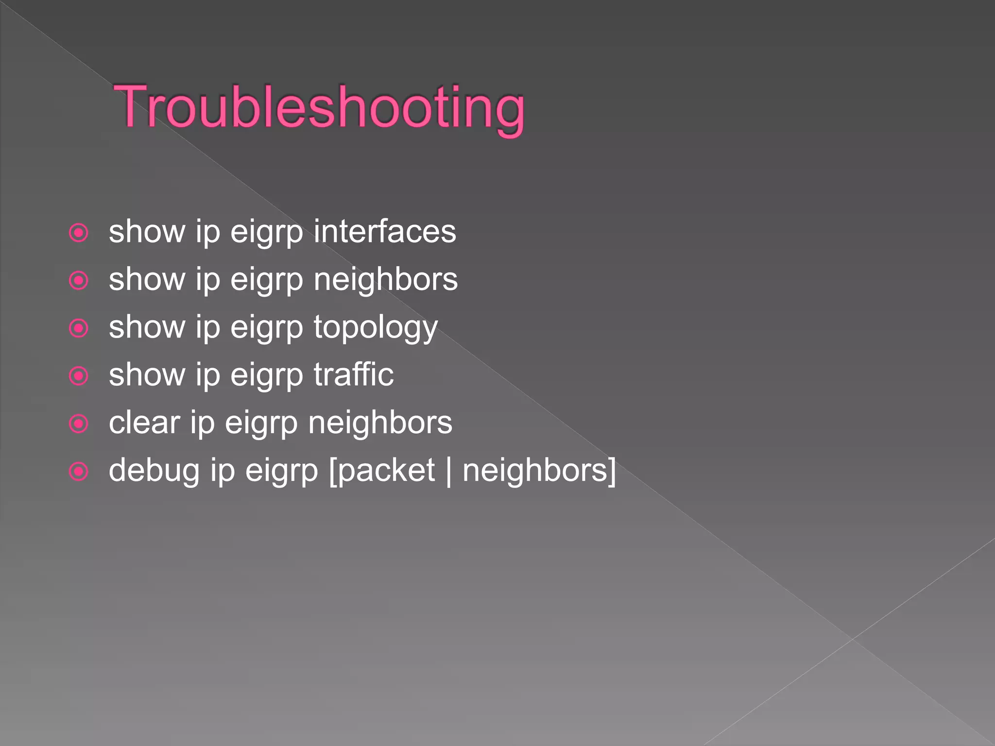 Networking Basics Eigrp Pptx Computer Networking Computing
