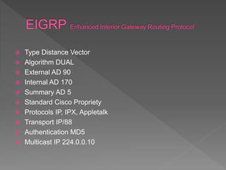 Networking basics EIGRP | PPTX | Computer Networking | Computing