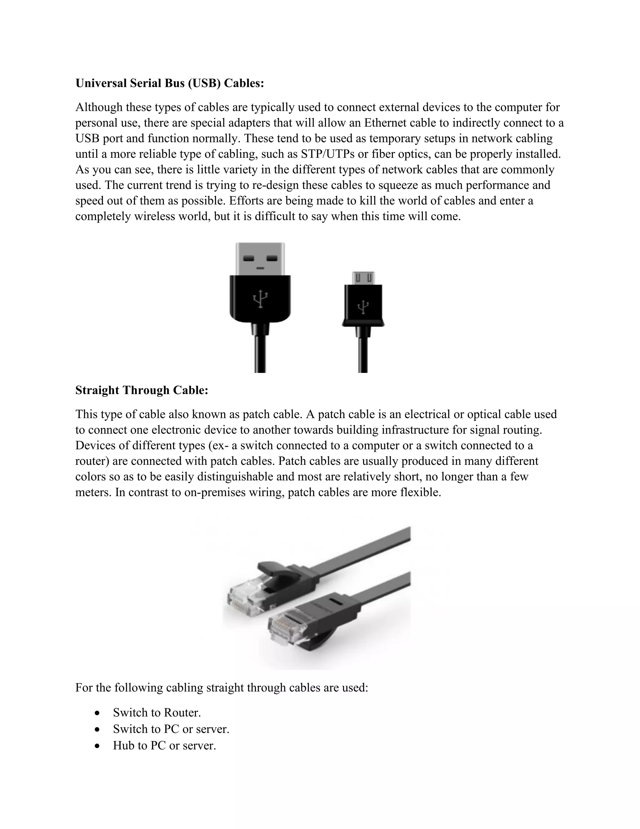 Networking Cables & Connectors | PDF