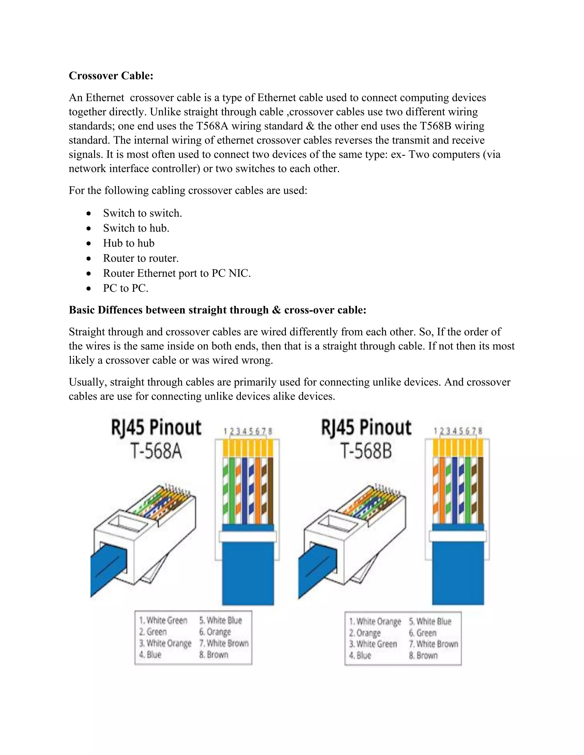 Networking Cables & Connectors | PDF