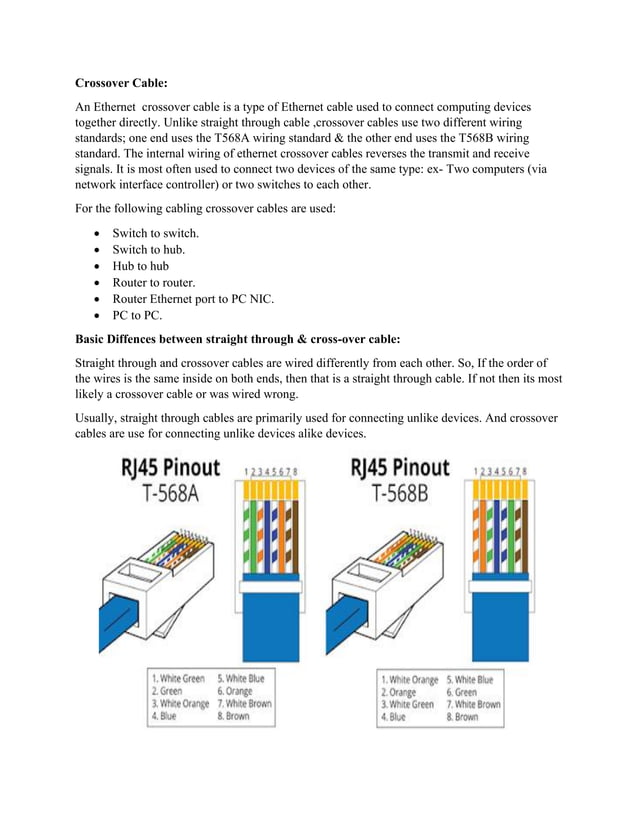 Networking Cables & Connectors | PDF