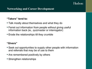 Networking and Career Development | PPT