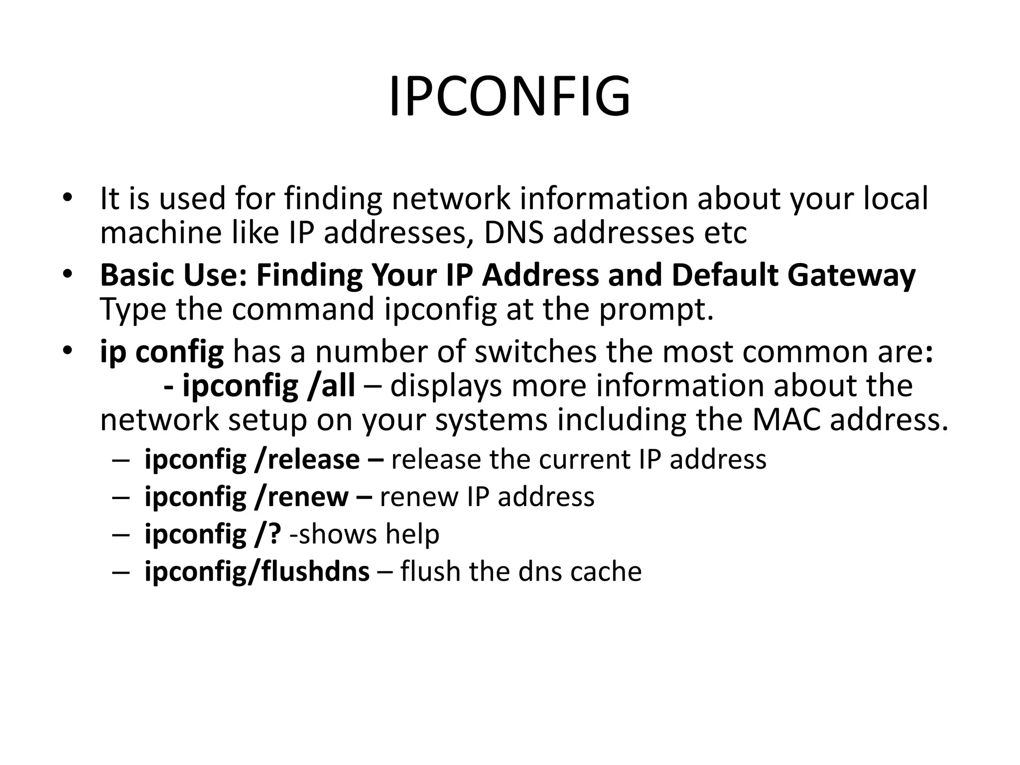 NETWORKING COMMANDS.pptx