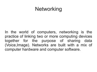 Networking Comm Tools | PPT