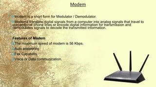 Networking Components | PPTX