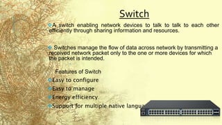 Networking Components | PPTX