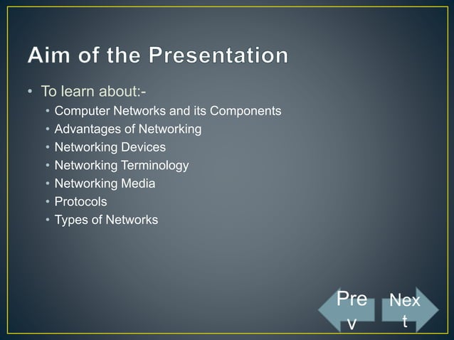 Networking concepts | PPT