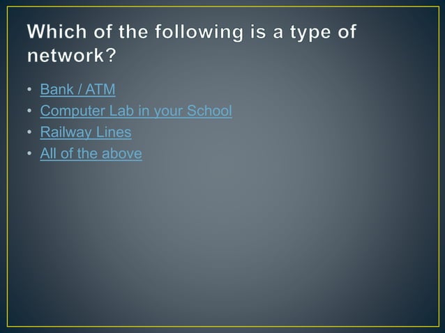 Networking concepts | PPT