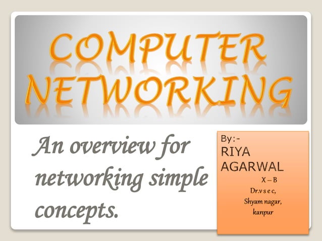 Networking concepts | PPT Networking concepts | PPT