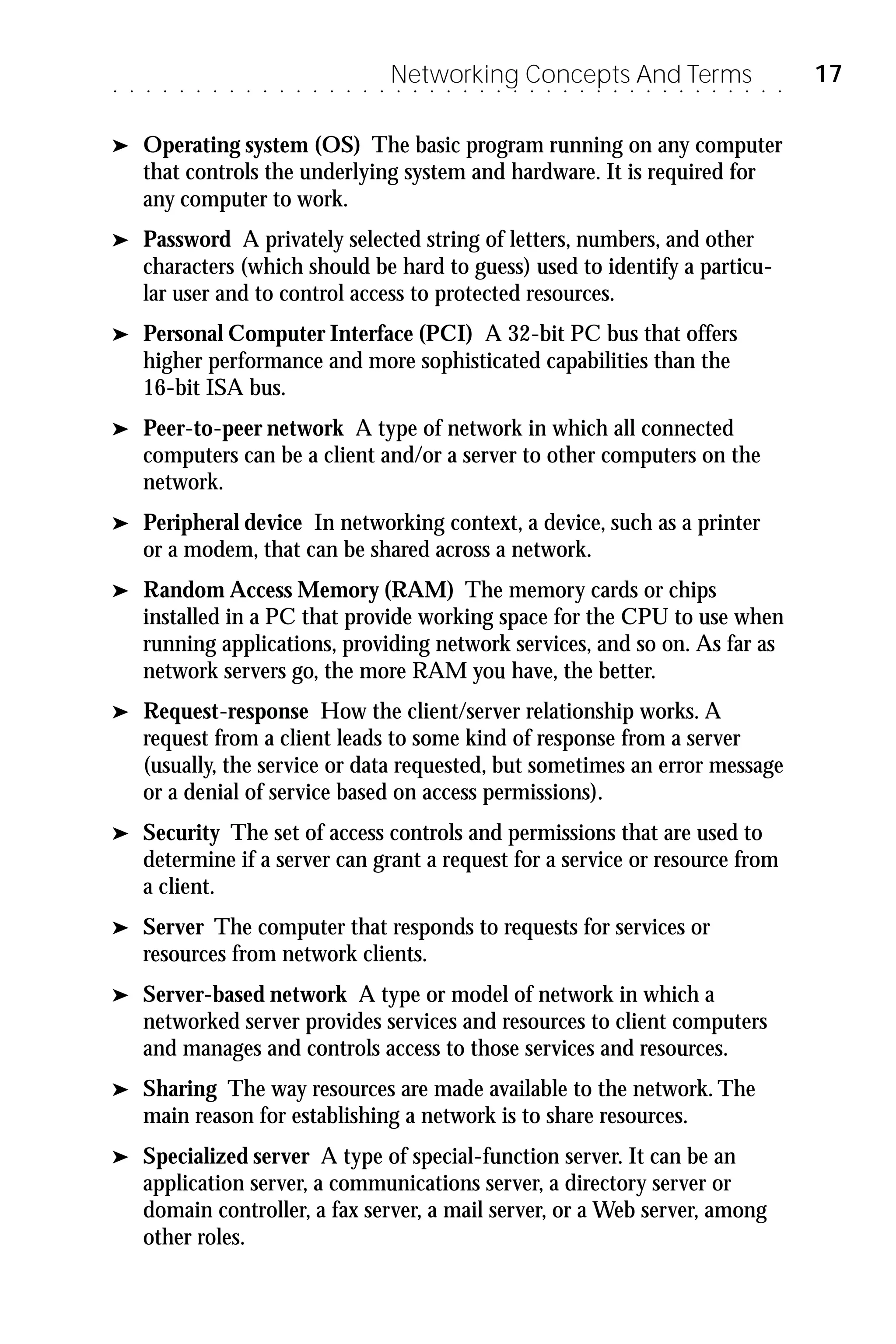 Networking concepts and terms | PDF