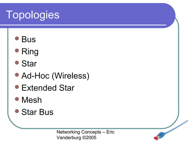 Networking Concepts Lesson 02 - Network Design Essentials - Eric Vanderburg | PPT | Computer ...