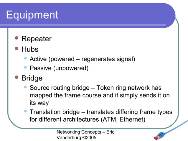 Networking Concepts Lesson 02 - Network Design Essentials - Eric Vanderburg | PPT | Computer ...