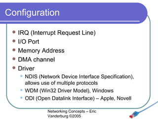Networking Concepts Lesson 04 - Hardware - Eric Vanderburg | PPT
