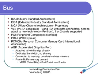 Networking Concepts Lesson 04 - Hardware - Eric Vanderburg | PPT