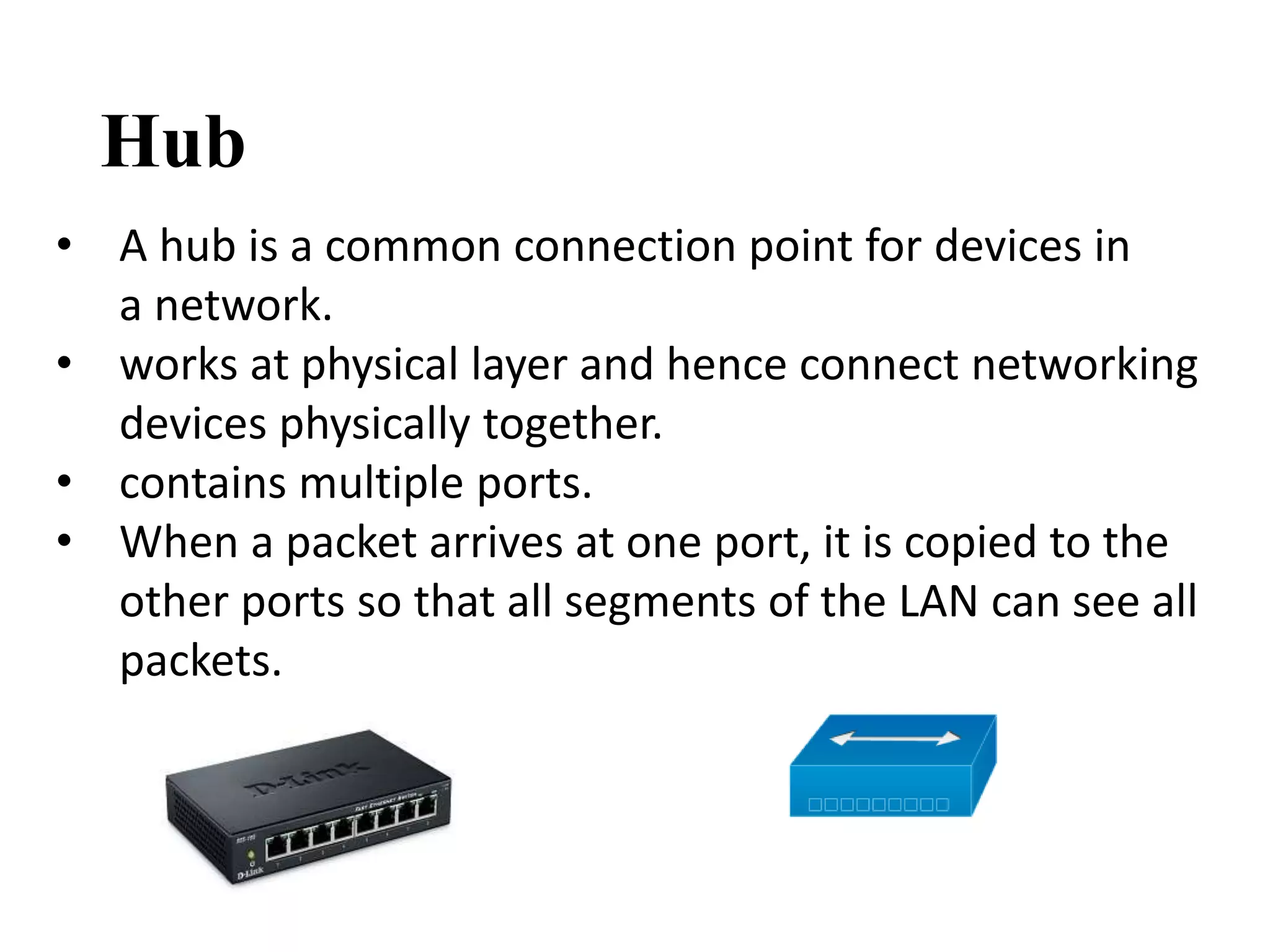 Networking devices | PPTX
