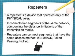 Networking devices | PPT