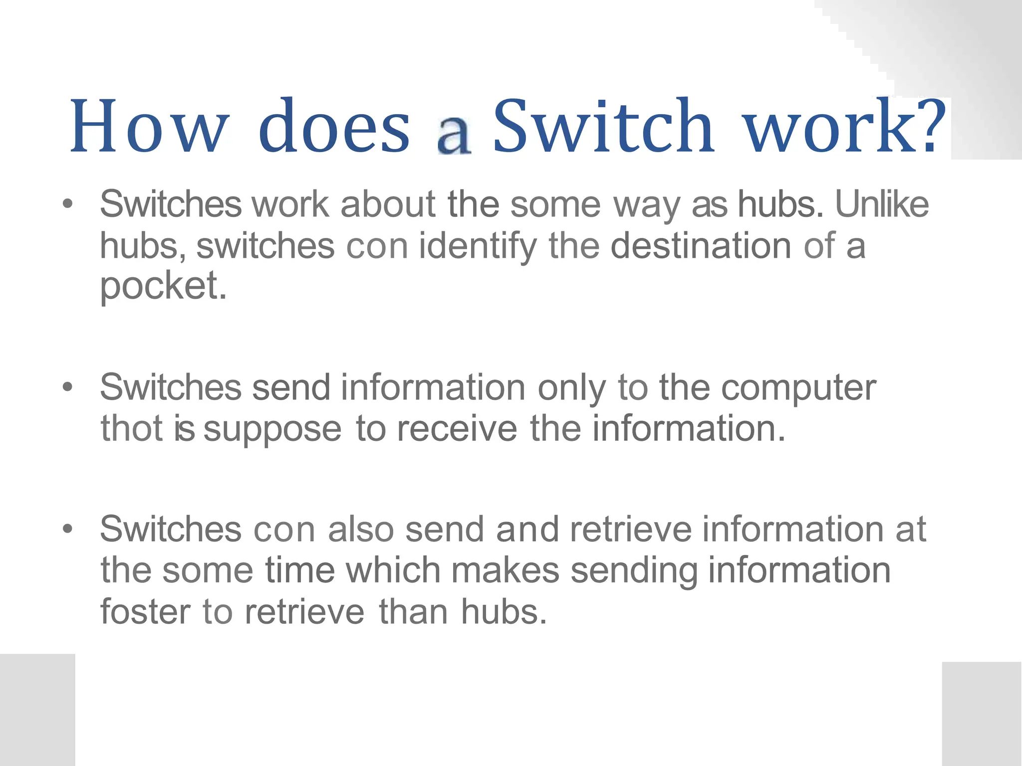 Networking System Devices Presentation Pptx