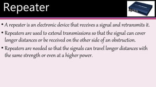 NETWORKING DEVICES used in the modern offices | PPTX