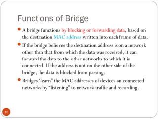 Networking devices(siddique) | PPT