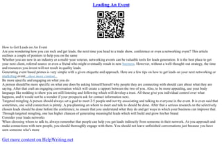 Networking Essay Example | PDF