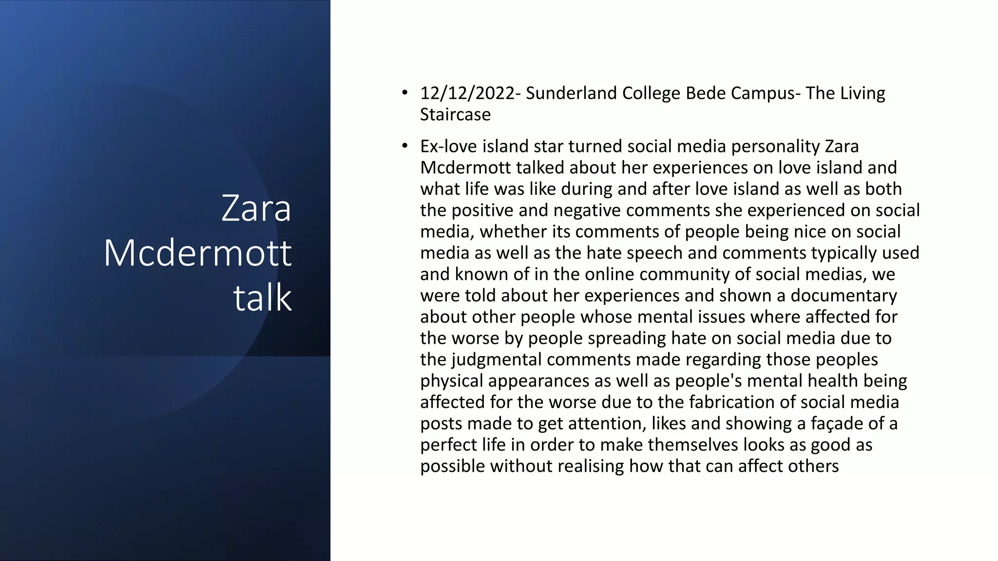 Networking experience | PPT