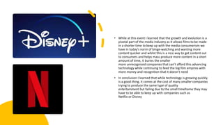 Networking experience | PPT