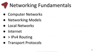 Networking Fundamentals: IPv4 Routing and Support Protocols | PPT