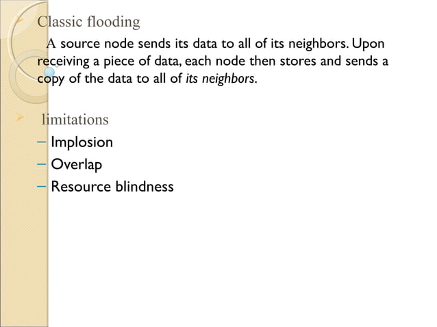 Sensor Protocols for Information via Negotiation (SPIN) | PPT | Computer Networking | Computing