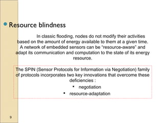 Sensor Protocols for Information via Negotiation (SPIN) | PPT