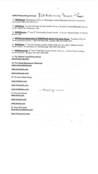 Networking Groups | PDF